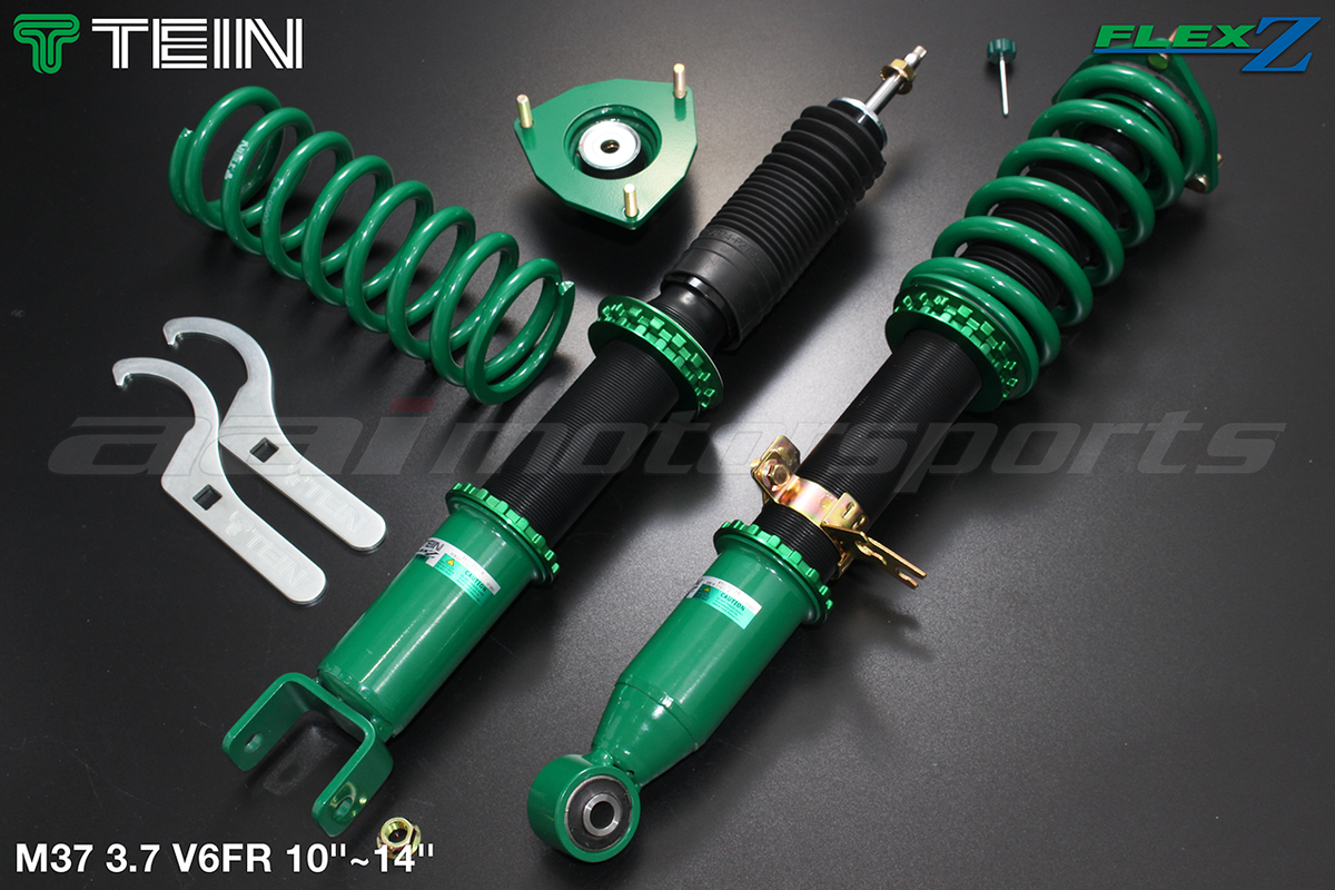 TEIN - Flex Z - Infiniti Q50 - 1st generation - ZV37 - Adjustable shoc ...