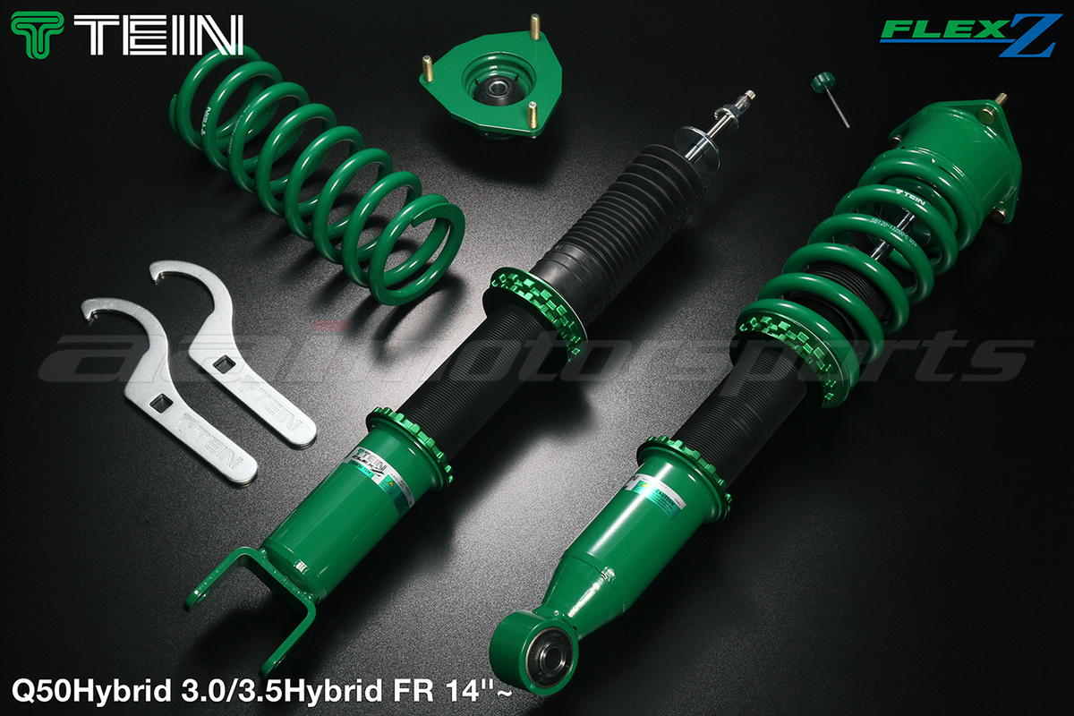 TEIN - Flex Z - Infiniti Q50 - 1st generation - V37 - Adjustable shock ...