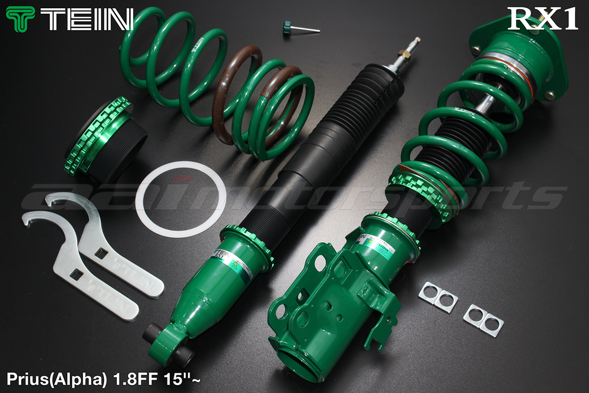 TEIN - RX1 - Toyota Prius Alpha - Height-adjustable shock absorber set ...